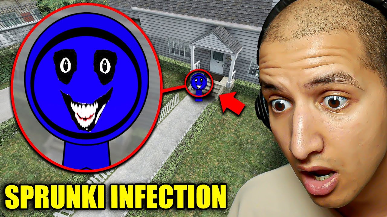 Drone Catches SPRUNKI JEVIN INFECTION Outside My House... - YouTube