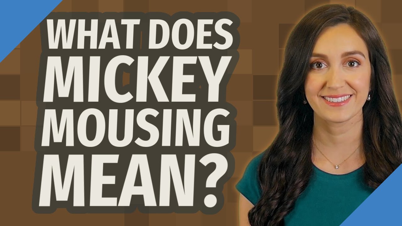 What Does Mickey Mousing Mean YouTube What Does Mickey Mousing Mean YouTube
