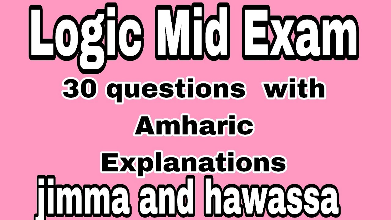 Logic Mid Exam chapter 3 based questions with explanations part 46# ...