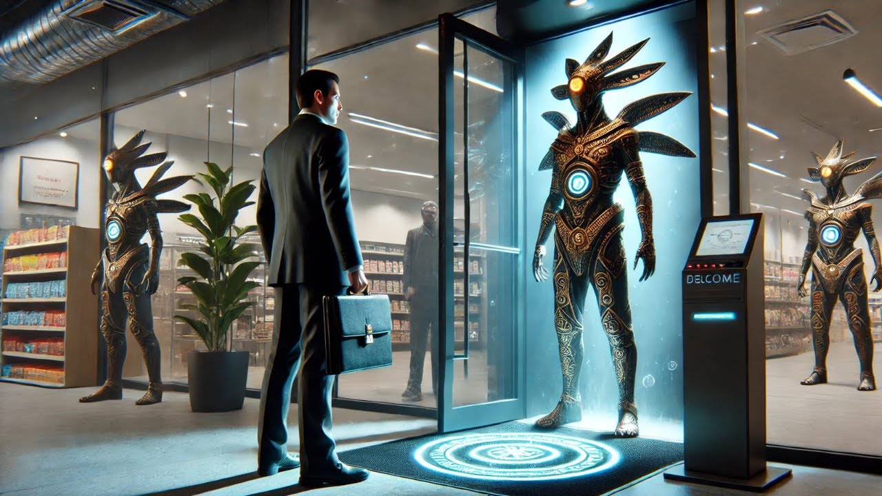 After a Human Businessman Denied an Alien Merchant Entry to His Store ...