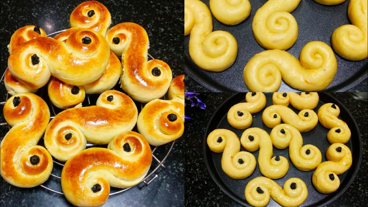 Saffron Buns Recipe | Swedish Lussekatter buns | Easy Recipe - YouTube