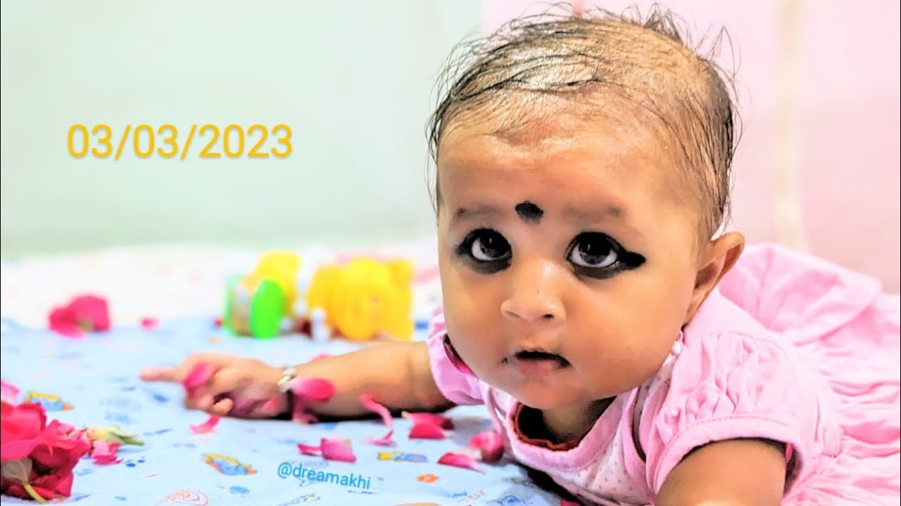 Cute Baby Neitya Ranjan || Self Learning || 5 months old Activity - YouTube