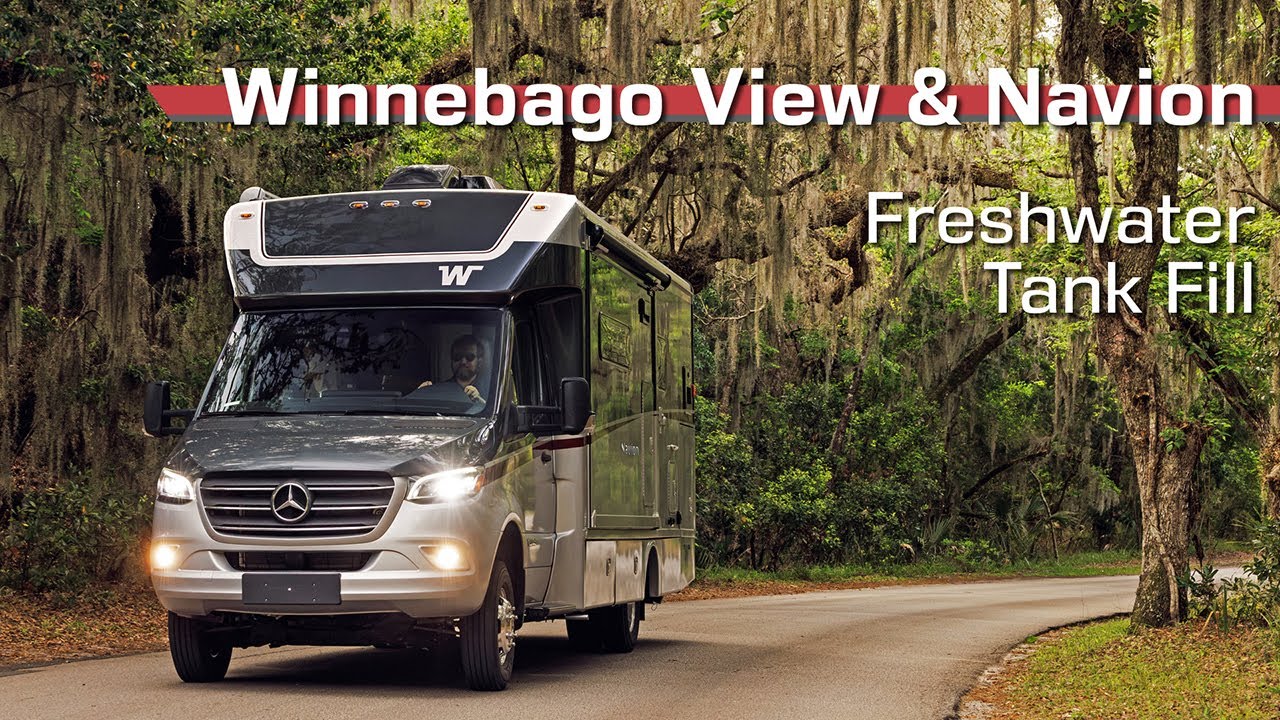 Filling the Freshwater Tank in the Winnebago View and Navion ...