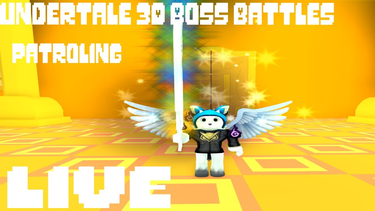 Undertale 3D Boss Battles Live Stream! | Roblox | Patroling - YouTube