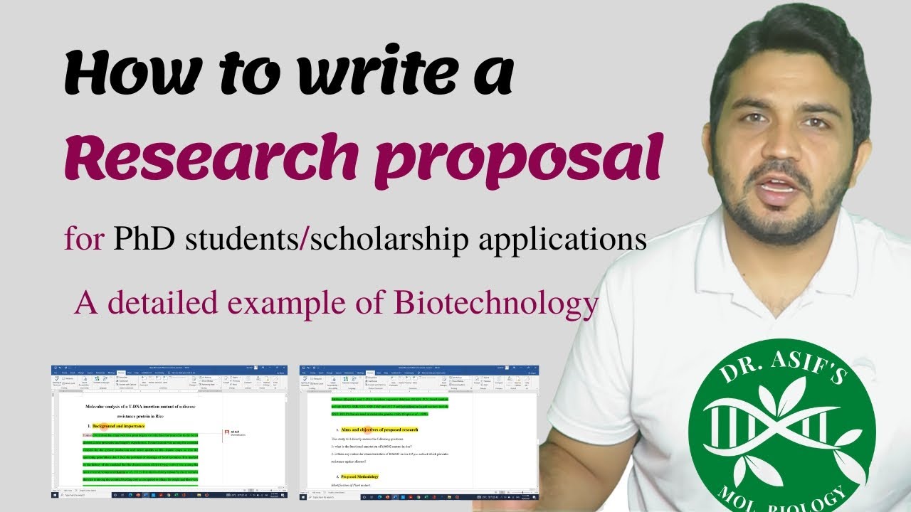 How to Write a Successful Research Proposal? - YouTube