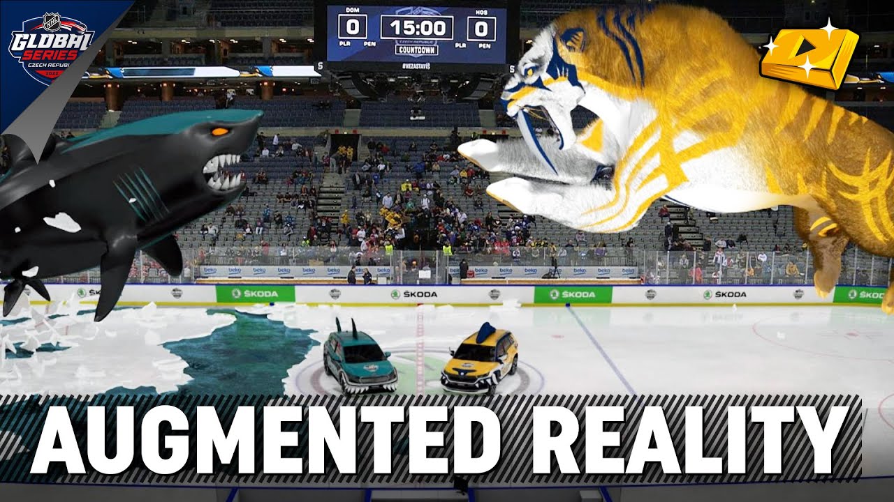 Skoda Augmented Reality NHL Global Series Prague | Go4Gold - YouTube