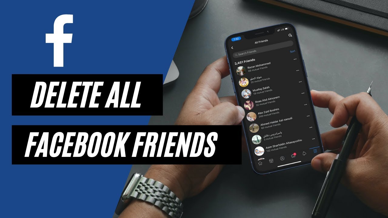 How To Delete All Facebook Friends In One Click | Facebook Tutorial ...