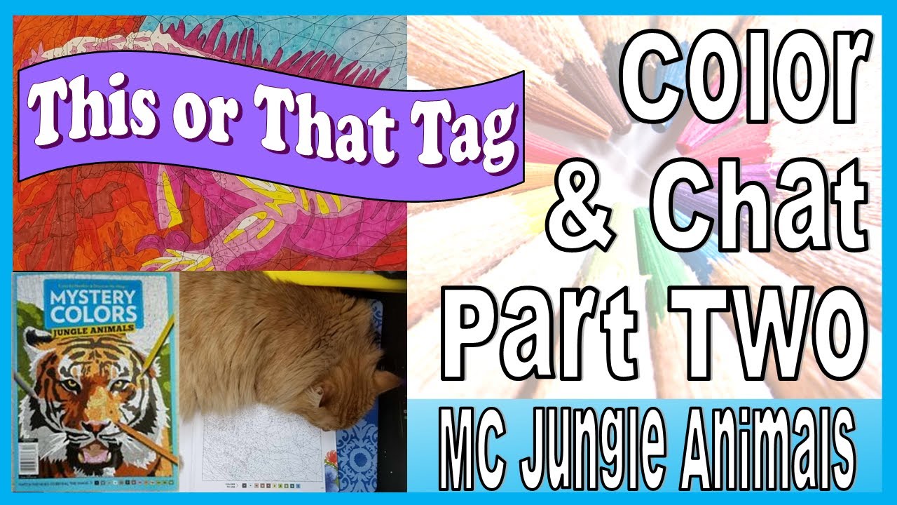 Color & Chat ~ This or That TAG while finishing a WIP - YouTube