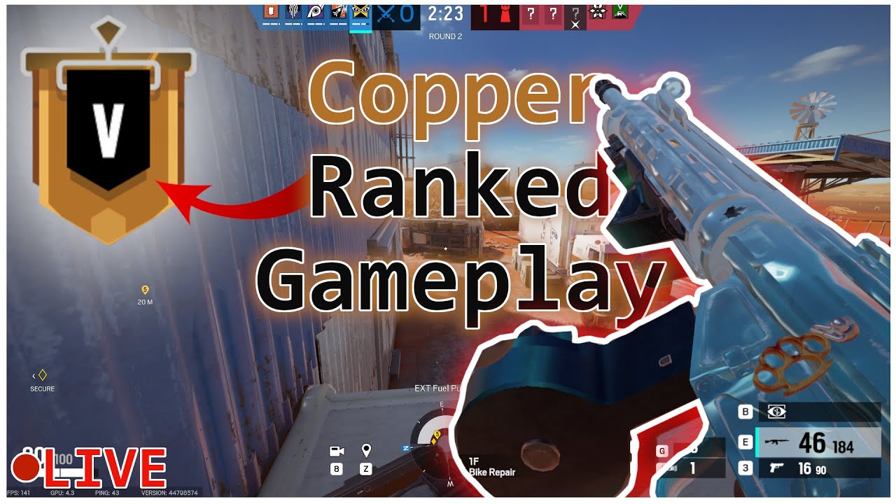 COPPER RANKED Rainbow Six Siege | LIVE - YouTube