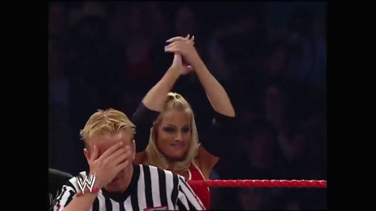 2003 03 24 RAW Trish Stratus & Jeff Hardy vs Victoria & Steven Richards ...