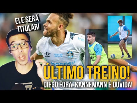 🚨 ÚLTIMO TREINO DEFINE TITULAR CONTRA O FLUMINENSE l DIEGO FORA ...