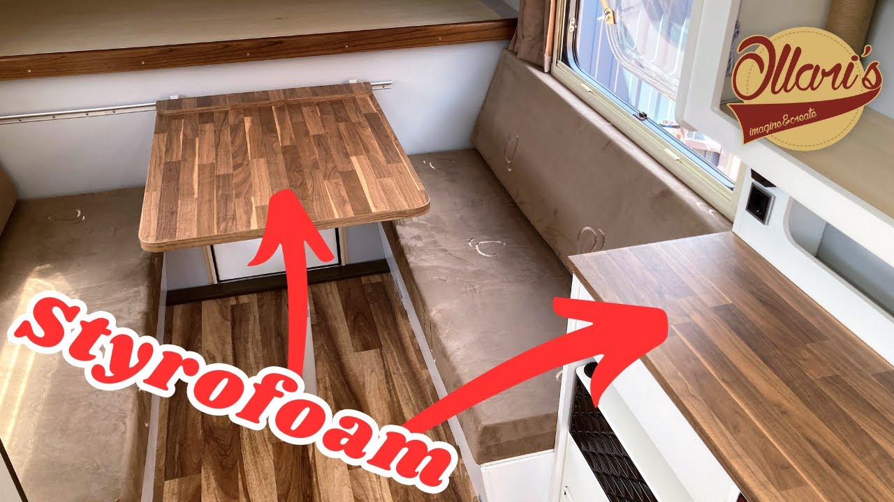 Building a Lightweight Countertop and Dinette Table using STYROFOAM ...