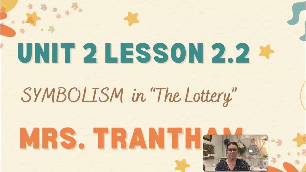 Lesson 2.2-Symbolism in "The Lottery" - YouTube