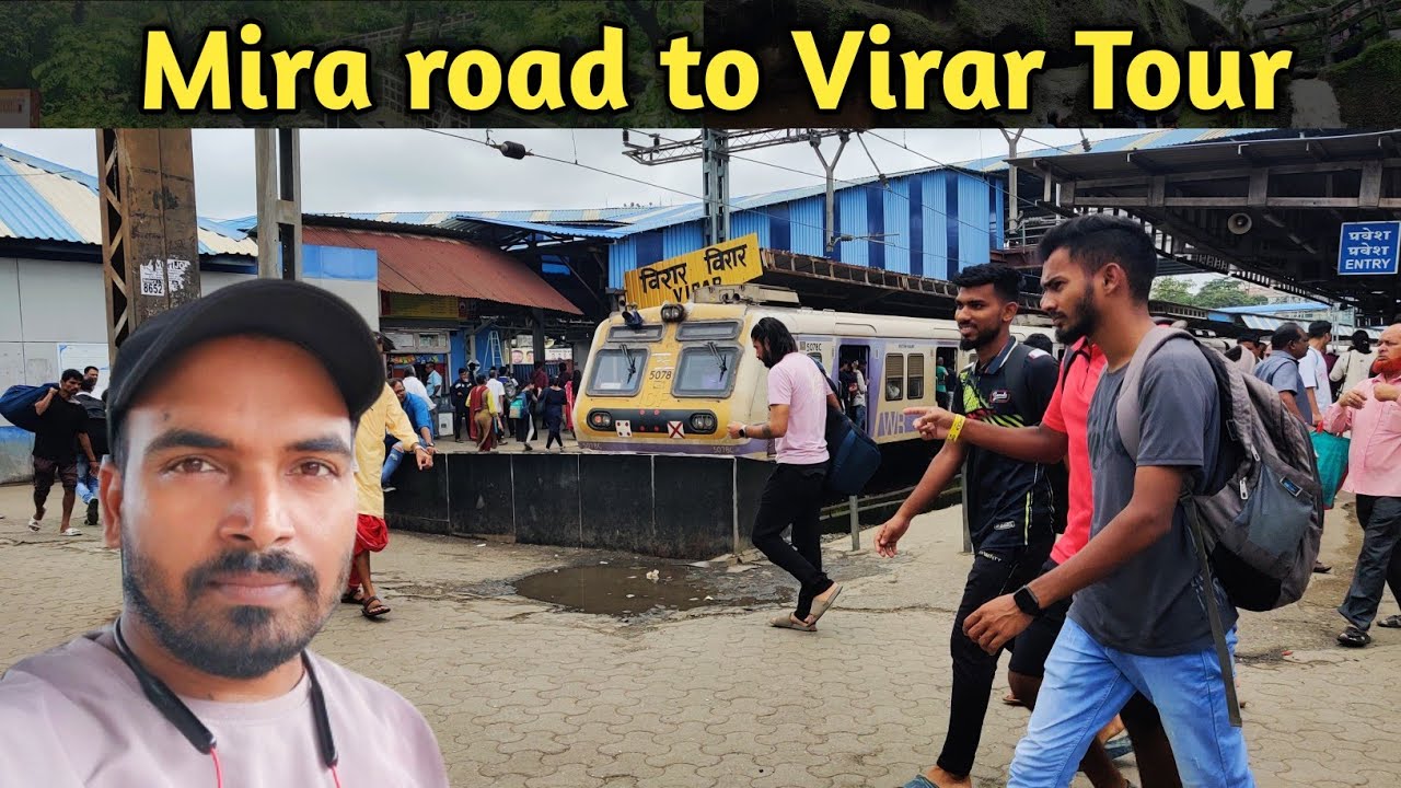 Miraroad to Virar Travel By Local train | Virar railway station - YouTube