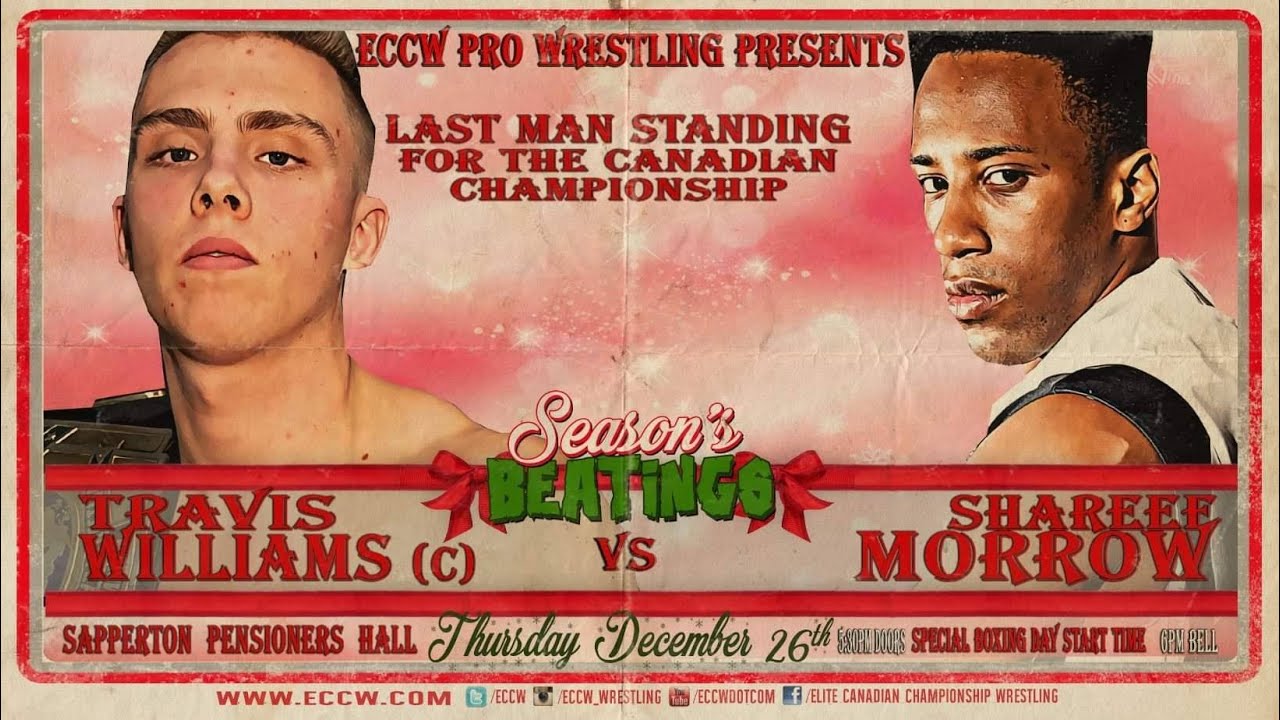 Travis Williams vs. Shareef Morrow - Canadian Championship (12/26/19 ...