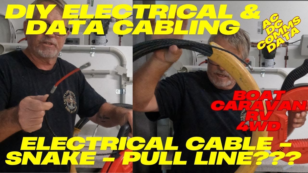 The FASTEST Way to Pull Cables Through Electrical Conduit with a Cable ...