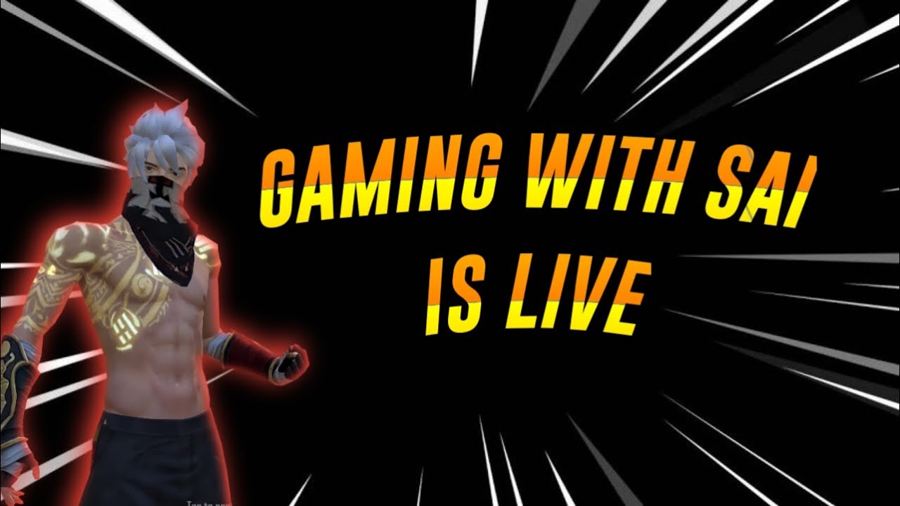 FREE FIRE LIVE WITH GAMING WITH SAI 400 SUBCIRBE SPECIAL GIVEAWAYD ...