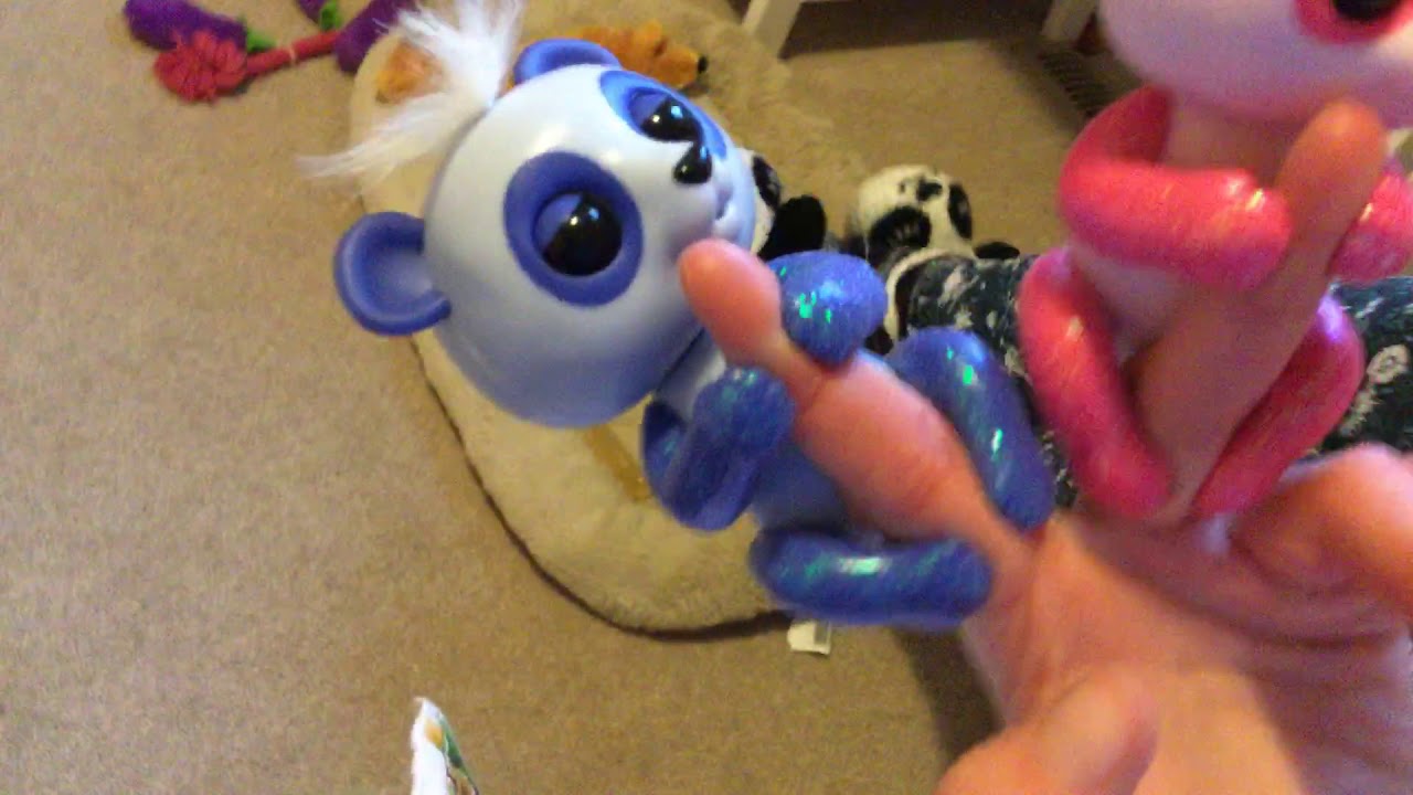 How to use Fingerlings Pandas (Polly and Beanie) - YouTube