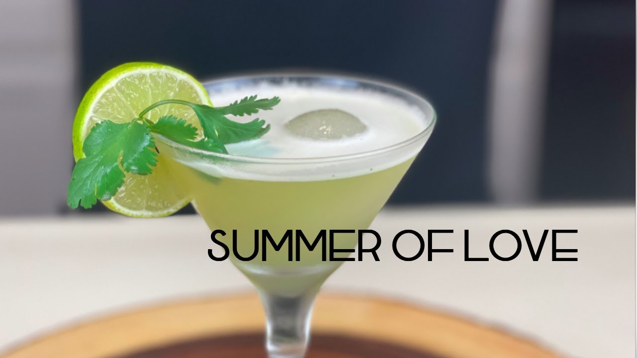 SUMMER OF LOVE || Easy Gin Cocktail that is a perfect summer cocktail ...