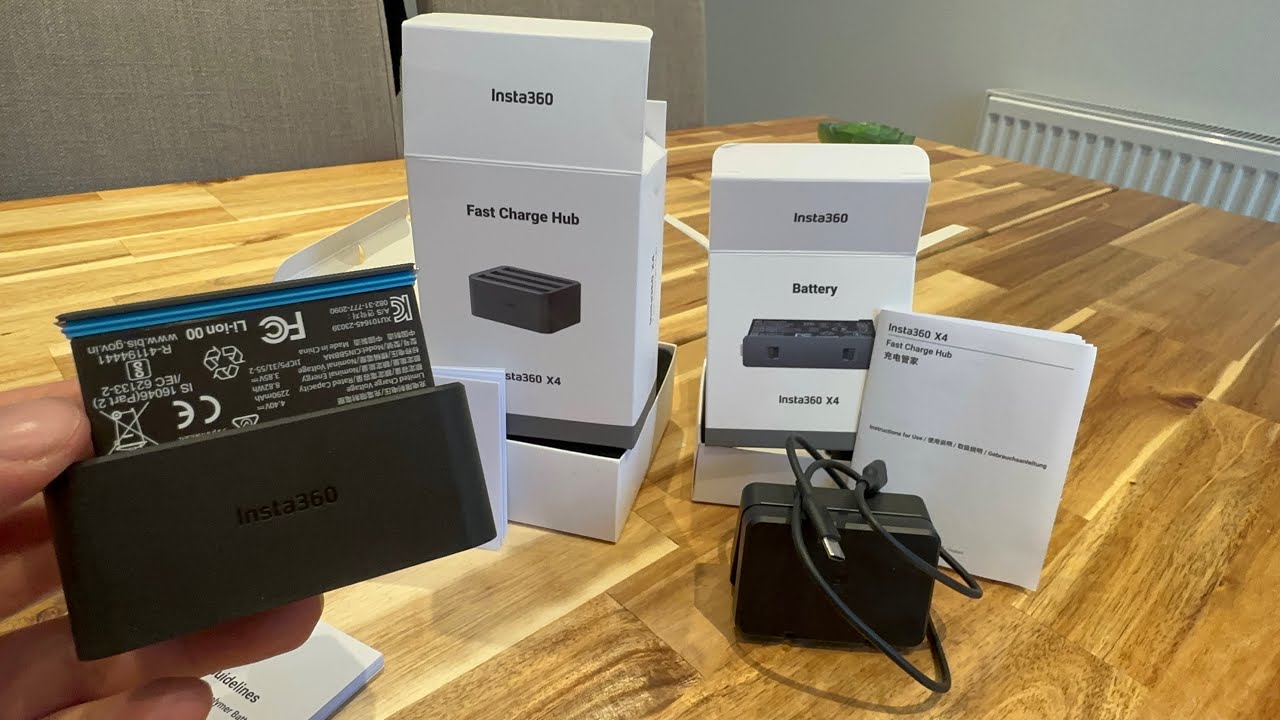 Unboxing Insta360 x4 Fast charge hub and Extra insta360 x4 battery ...