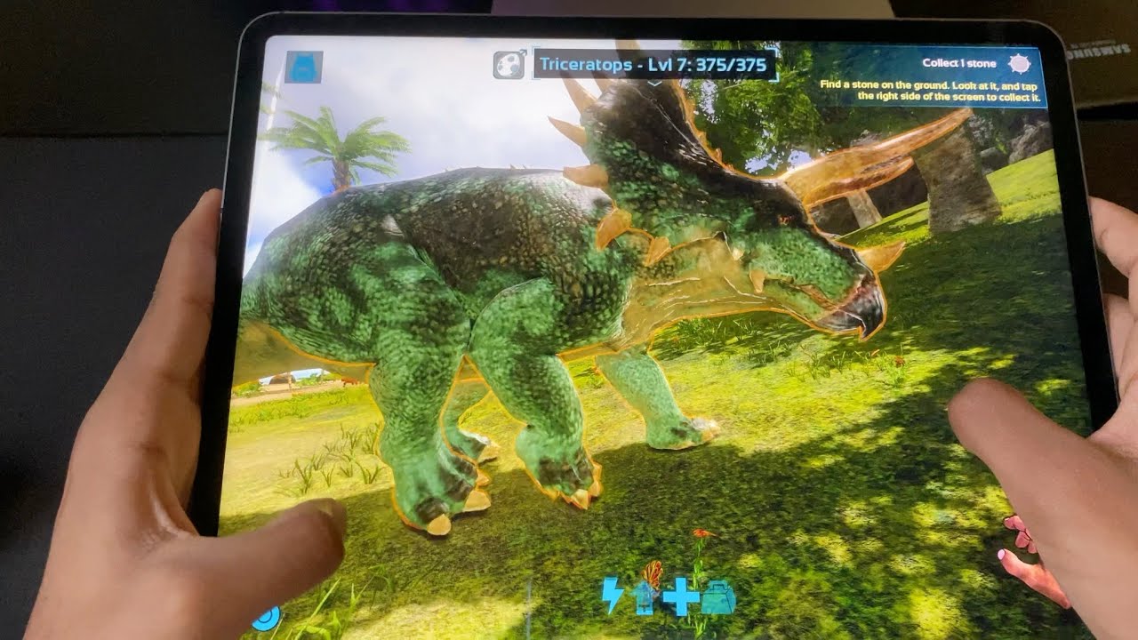 ARK Survival Game Test on NEW 2021 iPad Pro M1 12.9 (ULTRA graphics 120 ...