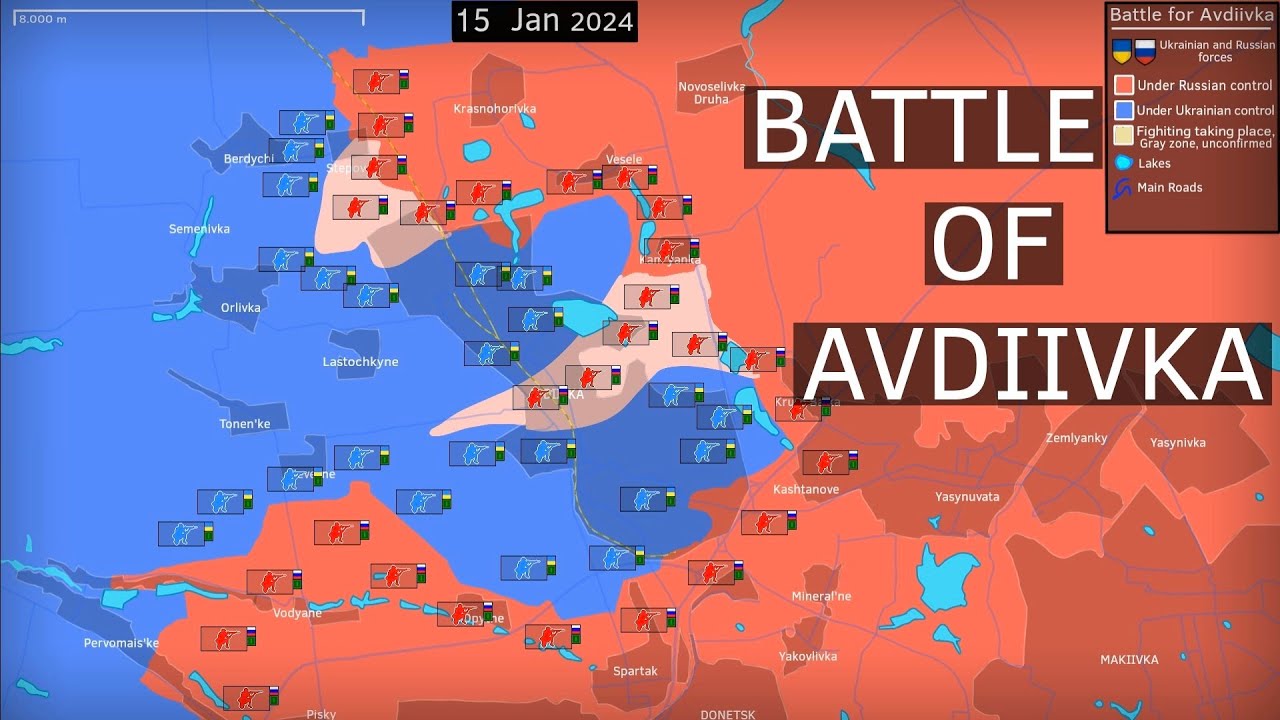 Fall of Avdiivka | Last 30 Days [15 Jan to 20 Feb] - YouTube