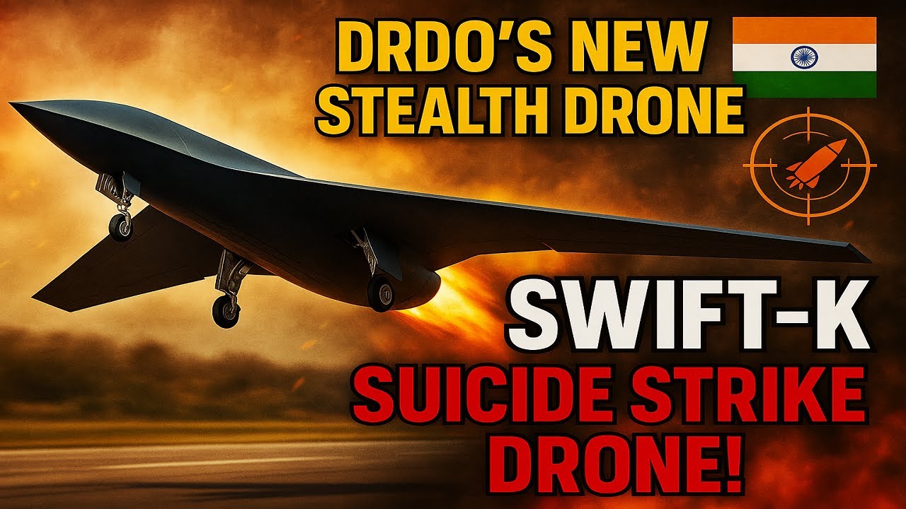 India’s First Kamikaze Drone SWiFT-K | DRDO’s Stealth Suicide UAV ...