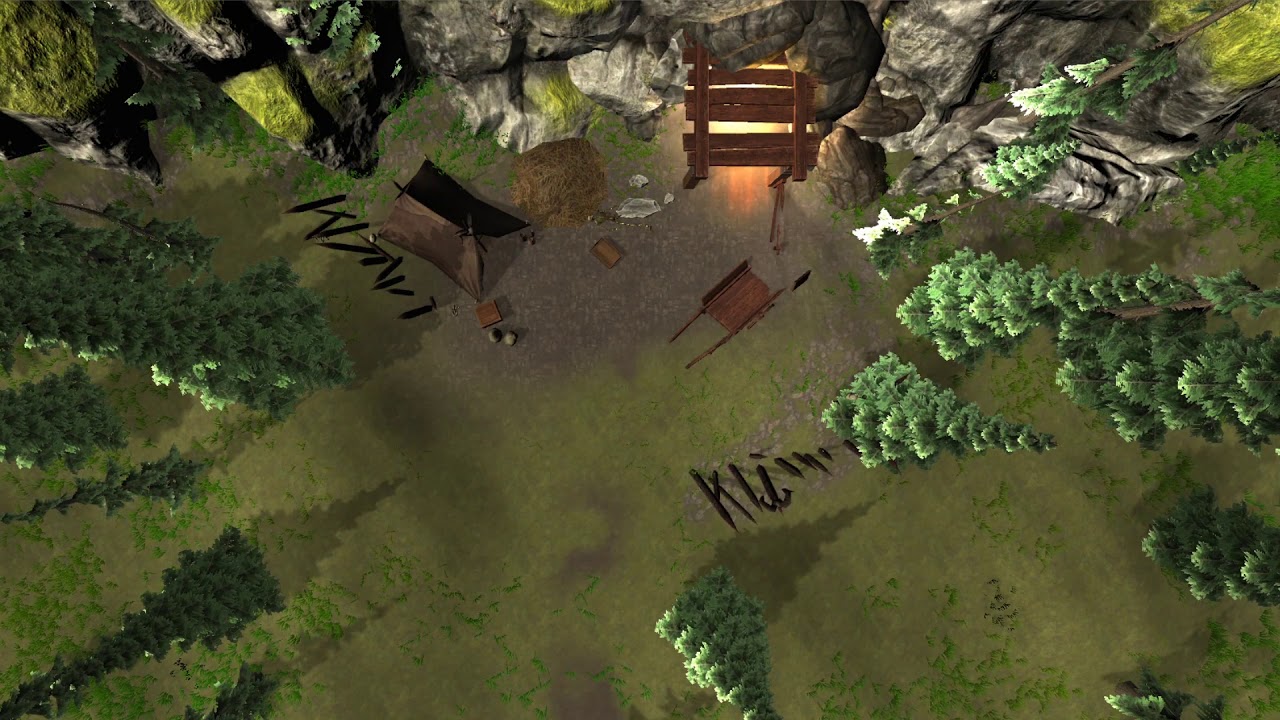 D&D and VTT Animated BattleMap - Mine Entrance - YouTube