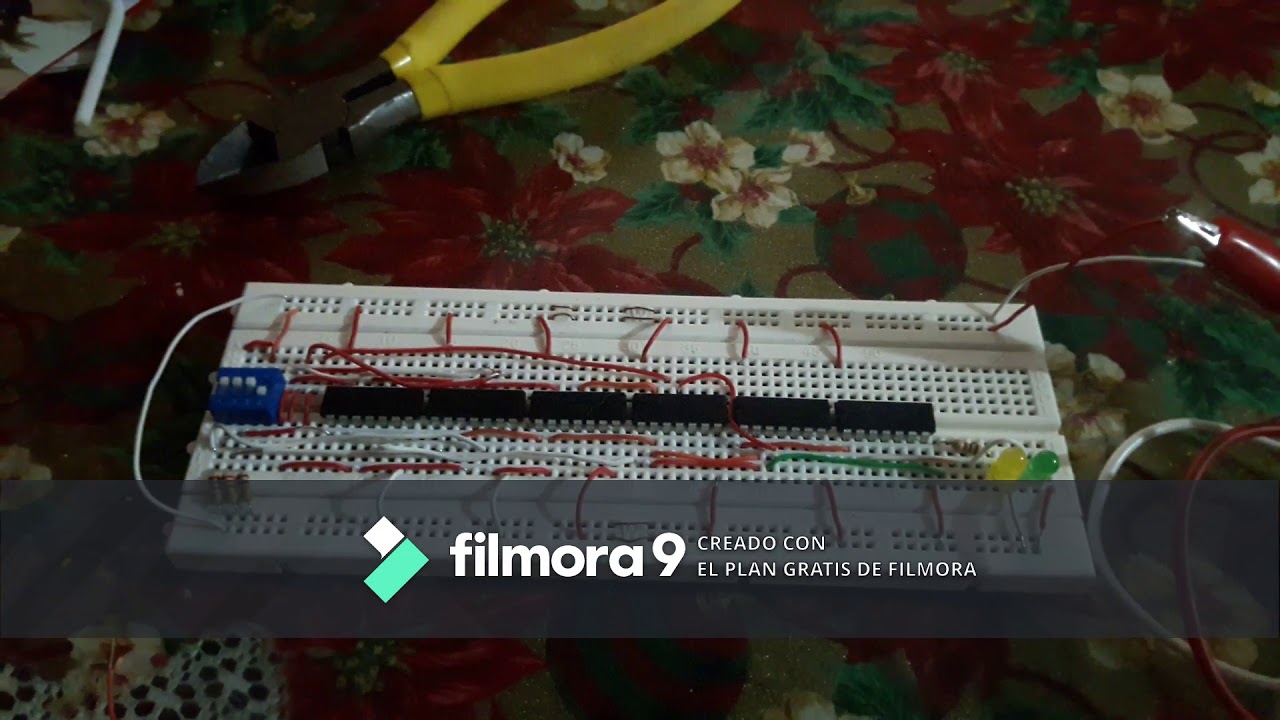 Compuertas Logicas not and Protoboard - YouTube