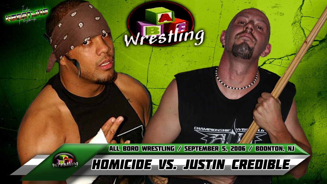 Homicide vs. Justin Credible - All Boro Championship Wrestling ...