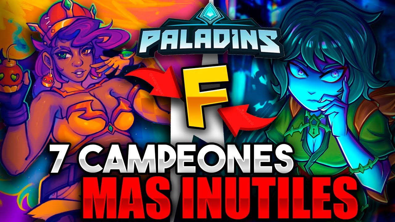 7 PEORES CAMPEONES de PALADINS en 2024😭| Paladins Campeones - ZodiacFrank - YouTube