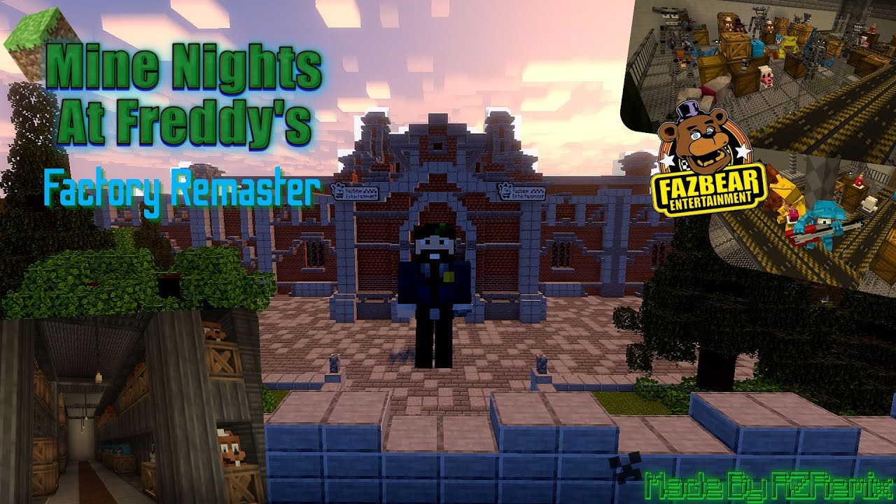 THE FACTORY LIVES AGAIN [MNAF Factory Remaster Build] (Minecraft FNAF ...