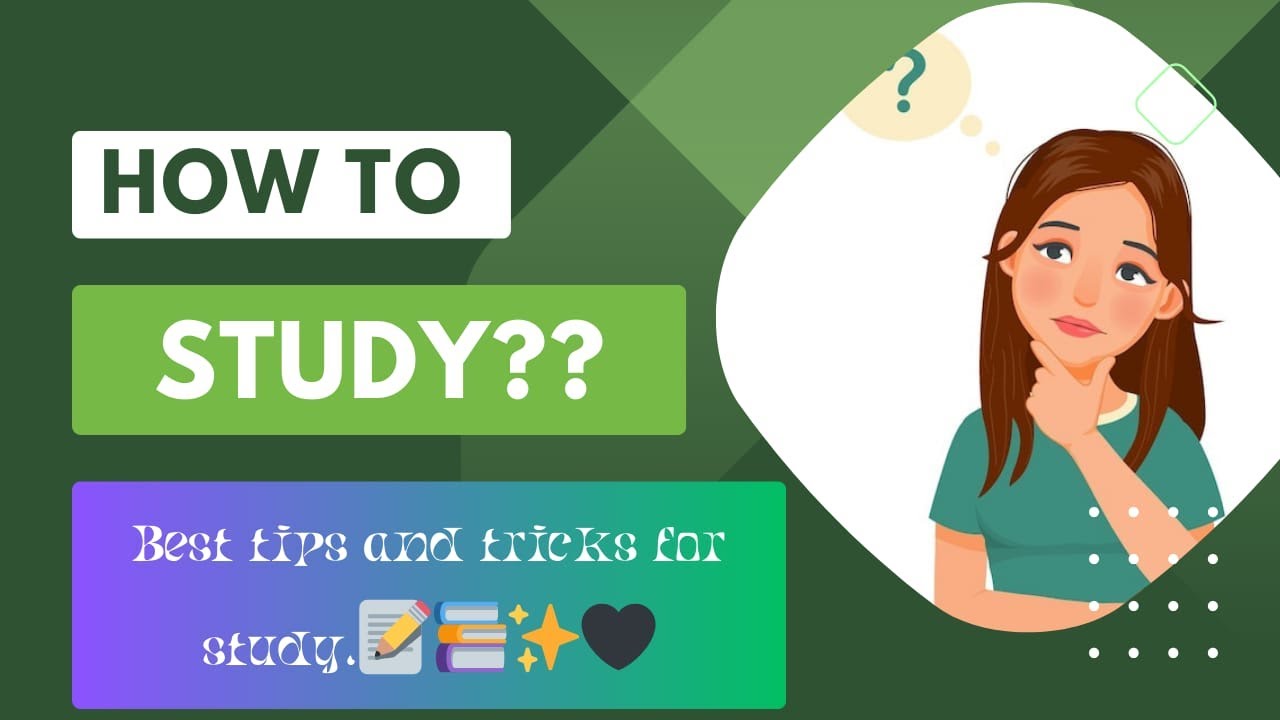 How to study? Best tips and tricks for study.🖋📙📚🖊 - YouTube