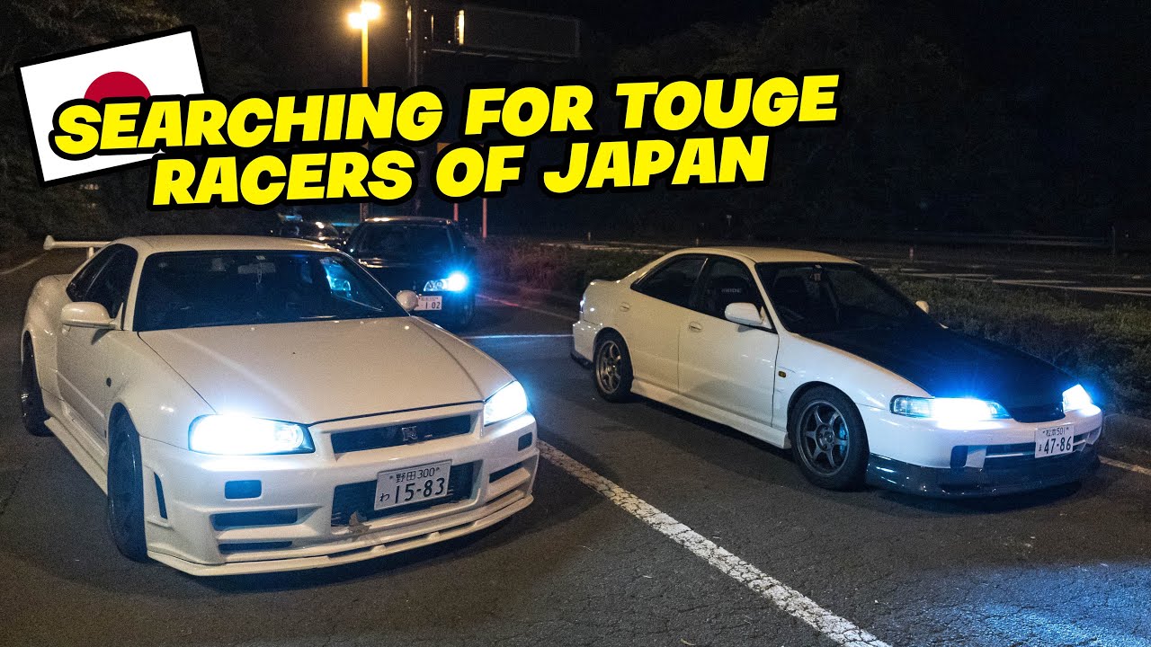 Midnight Japan Touge Hunting in My R34 GTR & Meeting JDM Racing Driver ...
