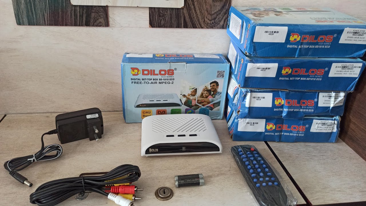 Dilos SD-1818 Eco MPEG-2 Set Top Box Review - YouTube