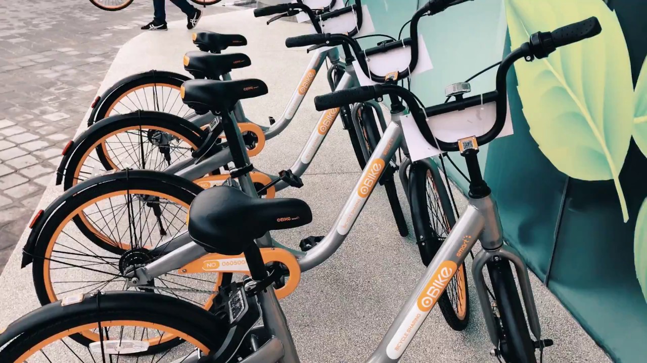 oBike Malaysia 🇲🇾 1st Station-less Bike Share - YouTube