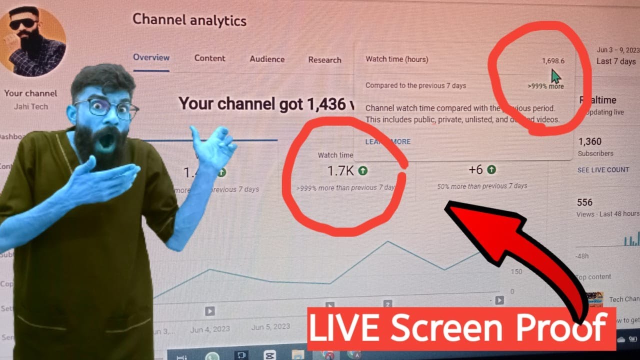 LIVE Channel Checking and FREE Promotion | LIVE Screen Recording Proof ...
