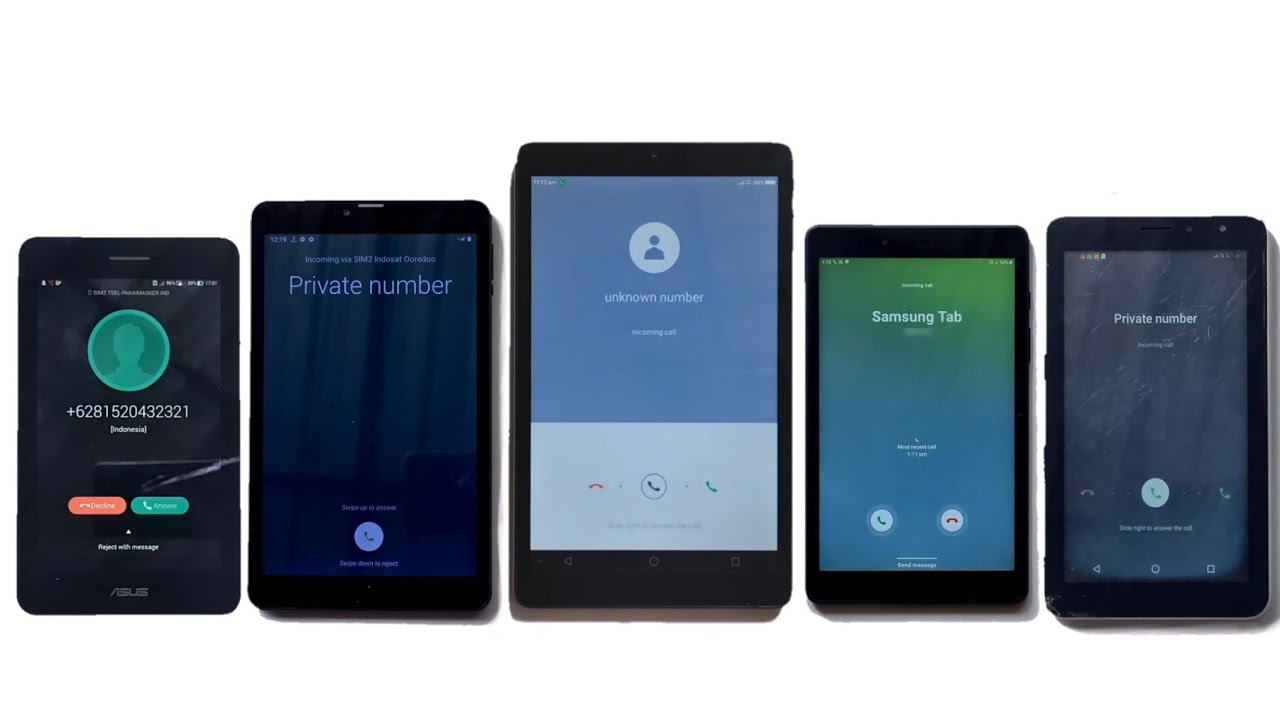 5 Android Tab Collection incoming call Ringtones Samsung,Asus,Evercoss ...