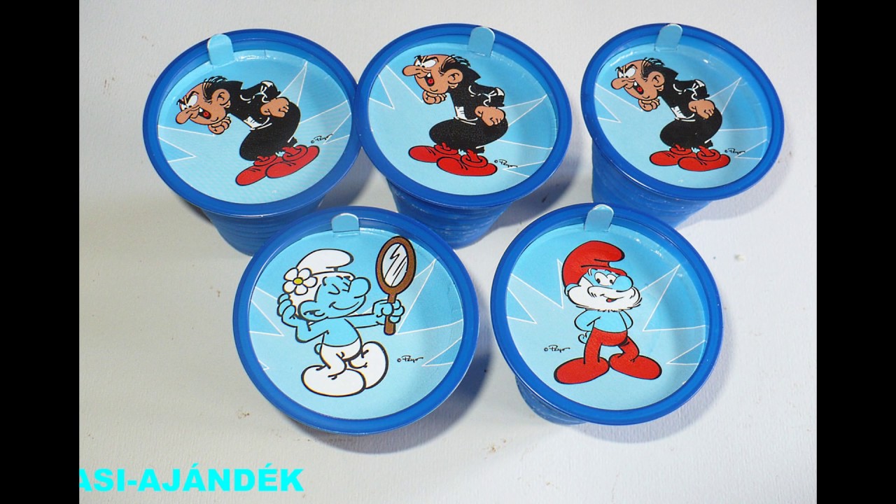 THE SMURFS ICE CREAM: ALDI GRANDESSA HAPPY - FUNNY CUP, TESCO - YouTube