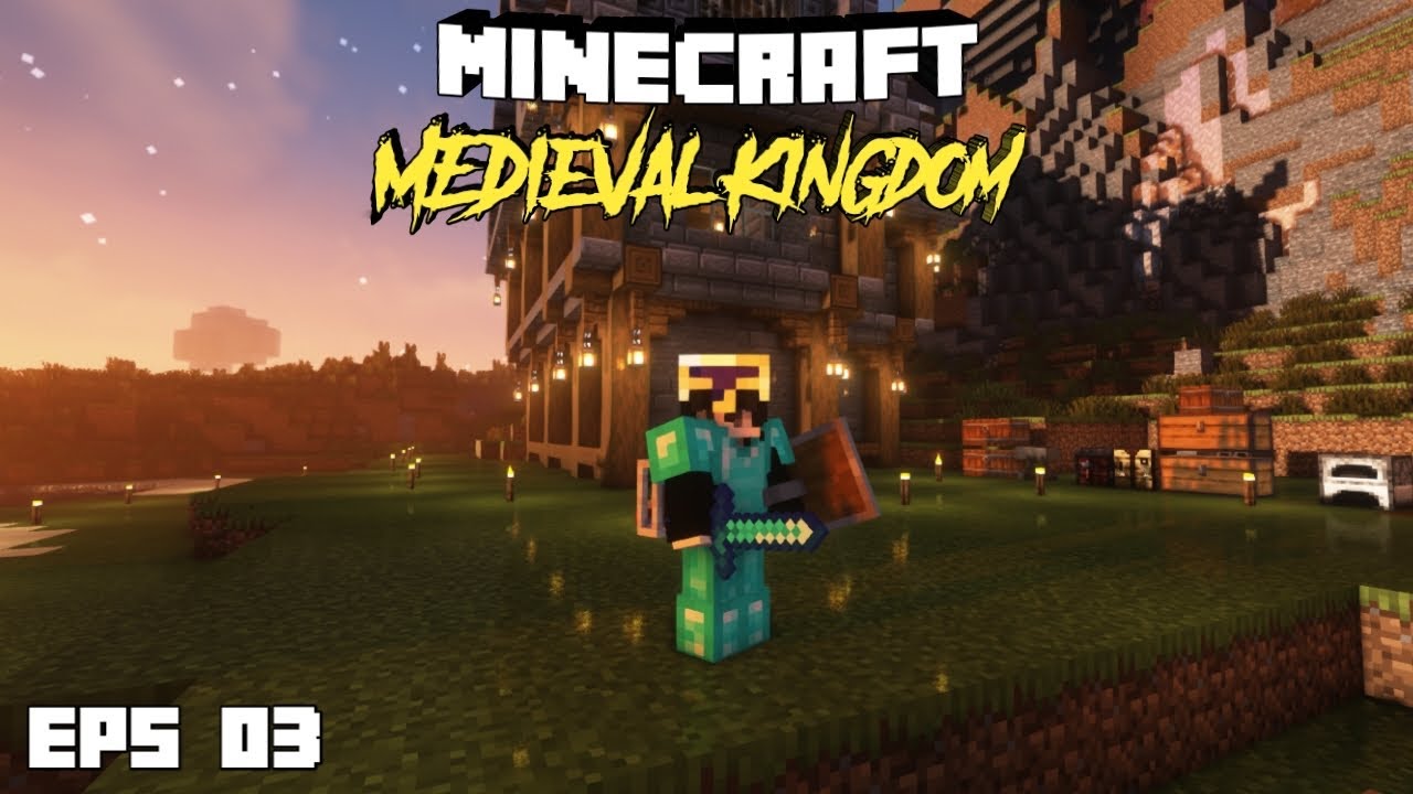 Mencari Tau Cara Memperkuat Diri di Minecraft Medieval Kingdom !!! #3 ...