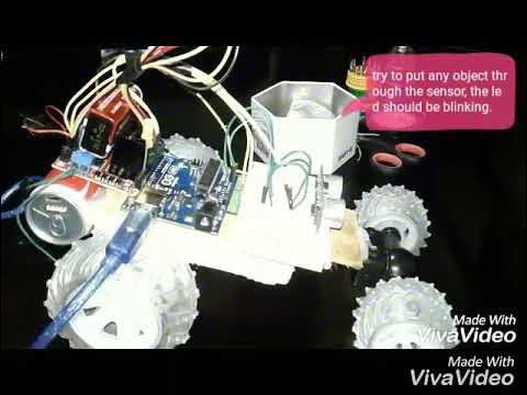 RC Car using arduino uno & ultrasonic sensor - YouTube