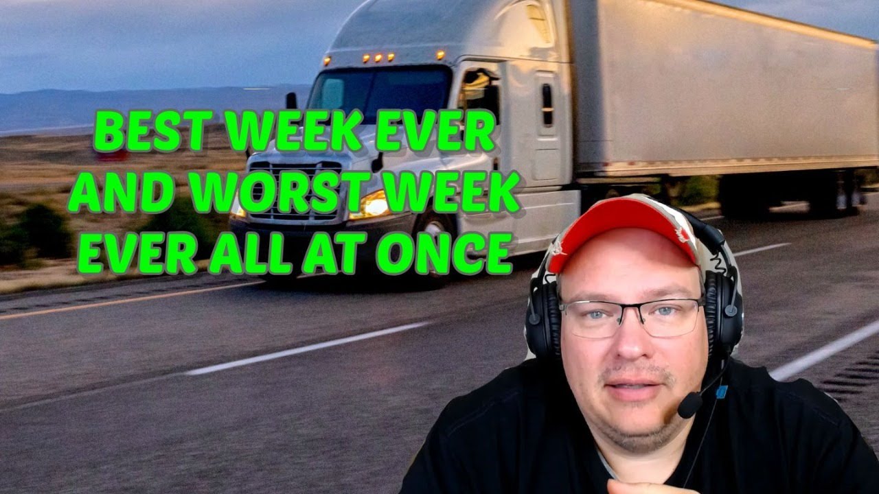 Best week ever and worst week ever. All at the same time. Trucking is ...