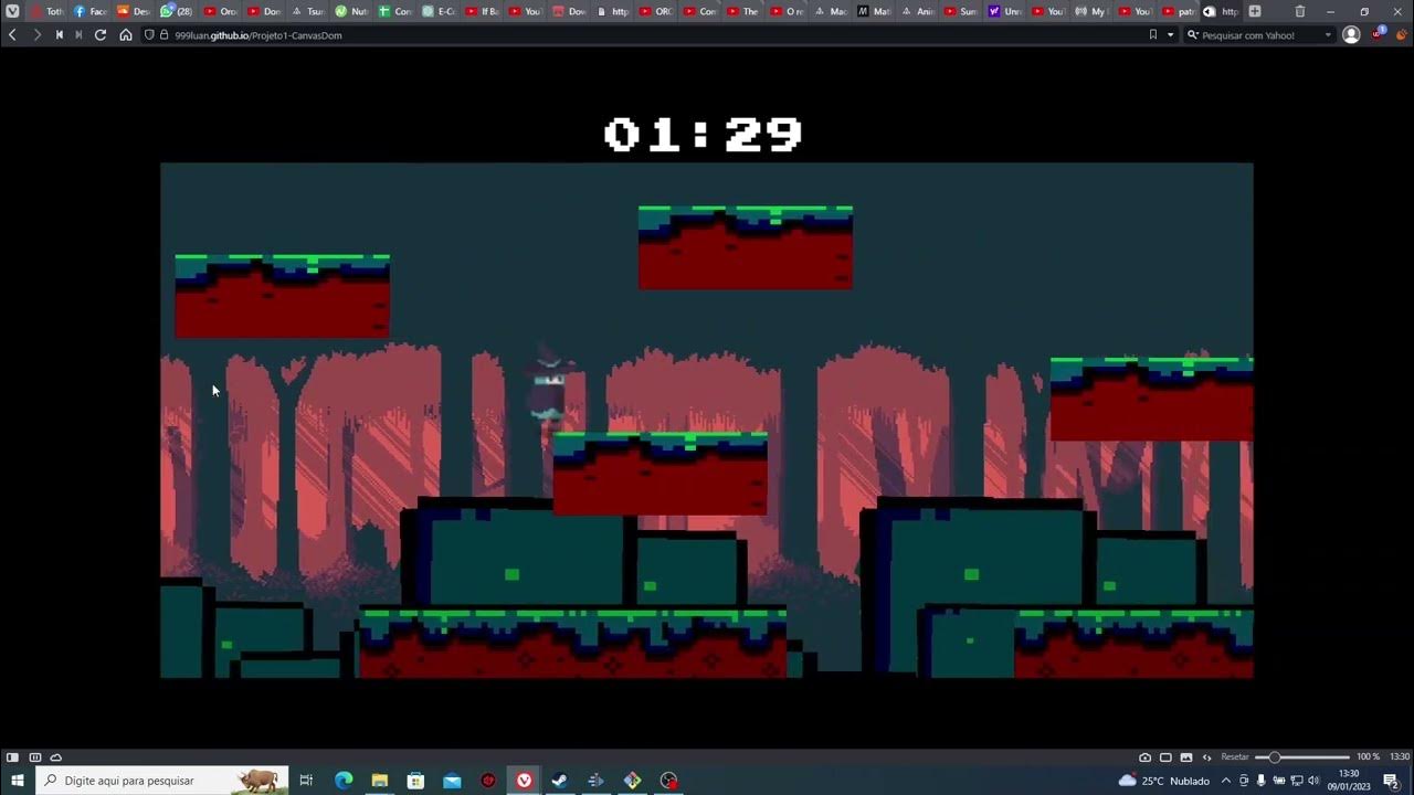 Eu fiz um jogo com Javascript Puro em 1 semana | GAME DEV LOG - YouTube