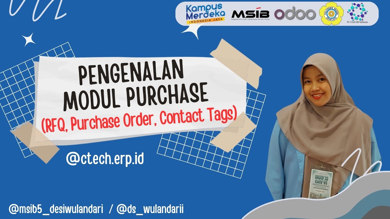 Odoo 16 - Pengenalan Modul Purchase [SIB X PT Ctech ERP Indonesia ...