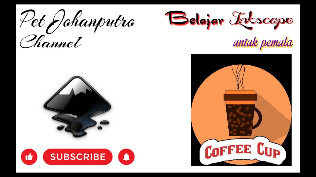 Belajar Inkscape : Coffee Cup - YouTube