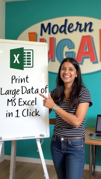 Print Excel Large Data in 1 Click - YouTube