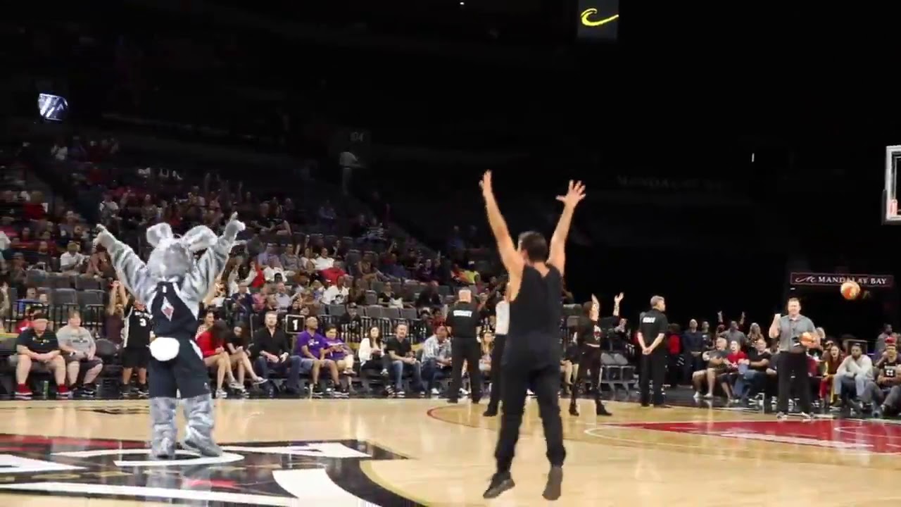 Las Vegas Aces Mascot Bucket$ the Rabbit - YouTube