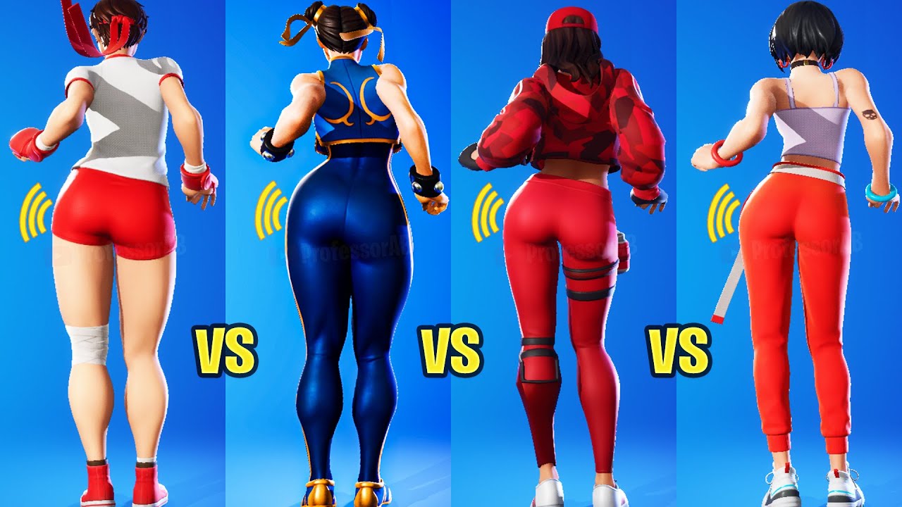 Chun Li Ruby Sakura Evie Skin Showcase With The Best Fortnite Icon