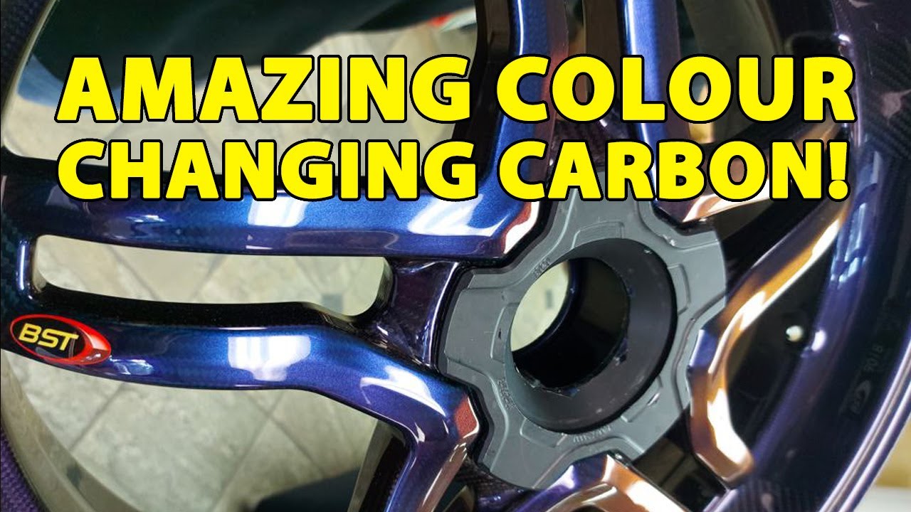 BST Carbon Fibre Motorcycle Wheels in amazing colour changing Chameleon ...
