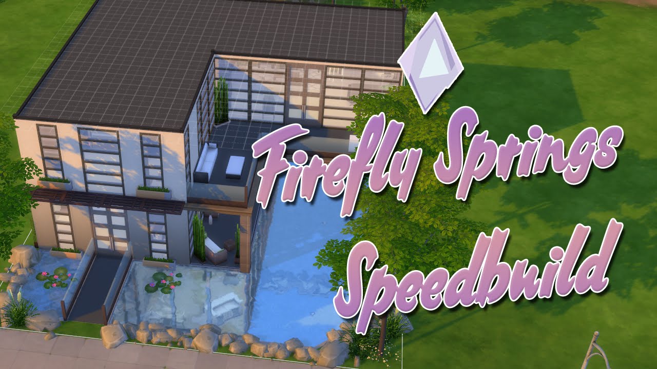 The Sims 4 | Firefly Springs Speedbuild | Mousie - YouTube